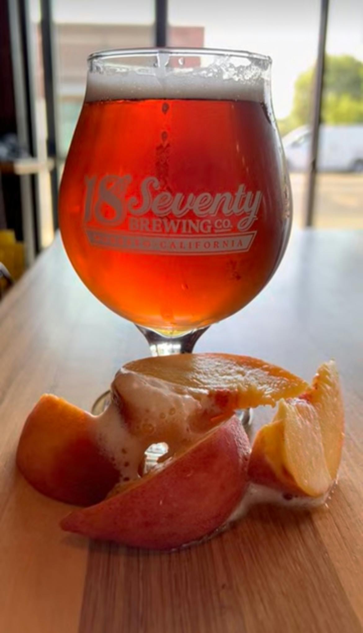 Hard Peach Tea Seltzer | 18Seventy Brewing Co.