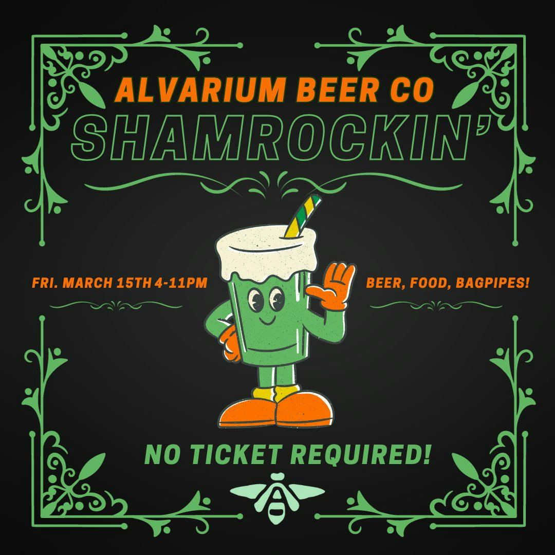 Shamrockin’ @ Alvarium! | Alvarium Beer Co.
