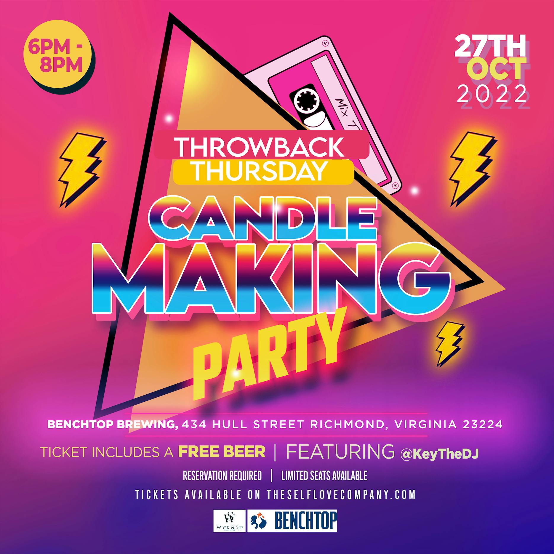 RVA | Throwback Thursday | Candle Pouring | Benchtop Brewing