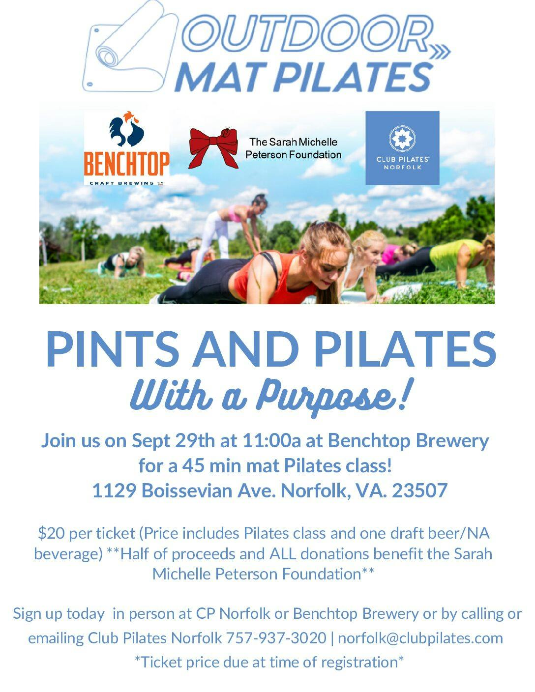 Pints and Pilates with a Purpose | Benchtop Brewing