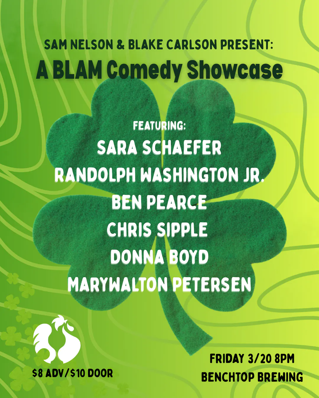 The BLAM Comedy Showcase 3/20 | Benchtop RVA | Benchtop Brewing