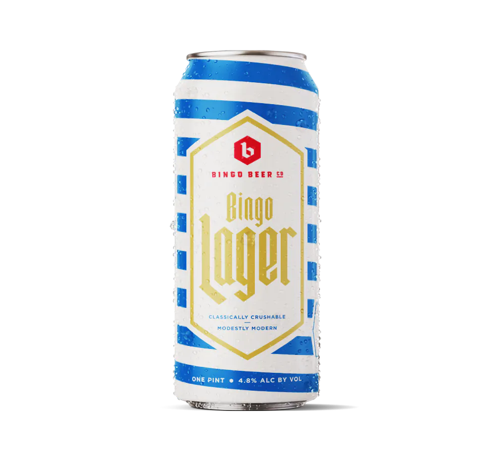 Bingo Lager Classically Crushable, Modestly Modern | Bingo Beer Co