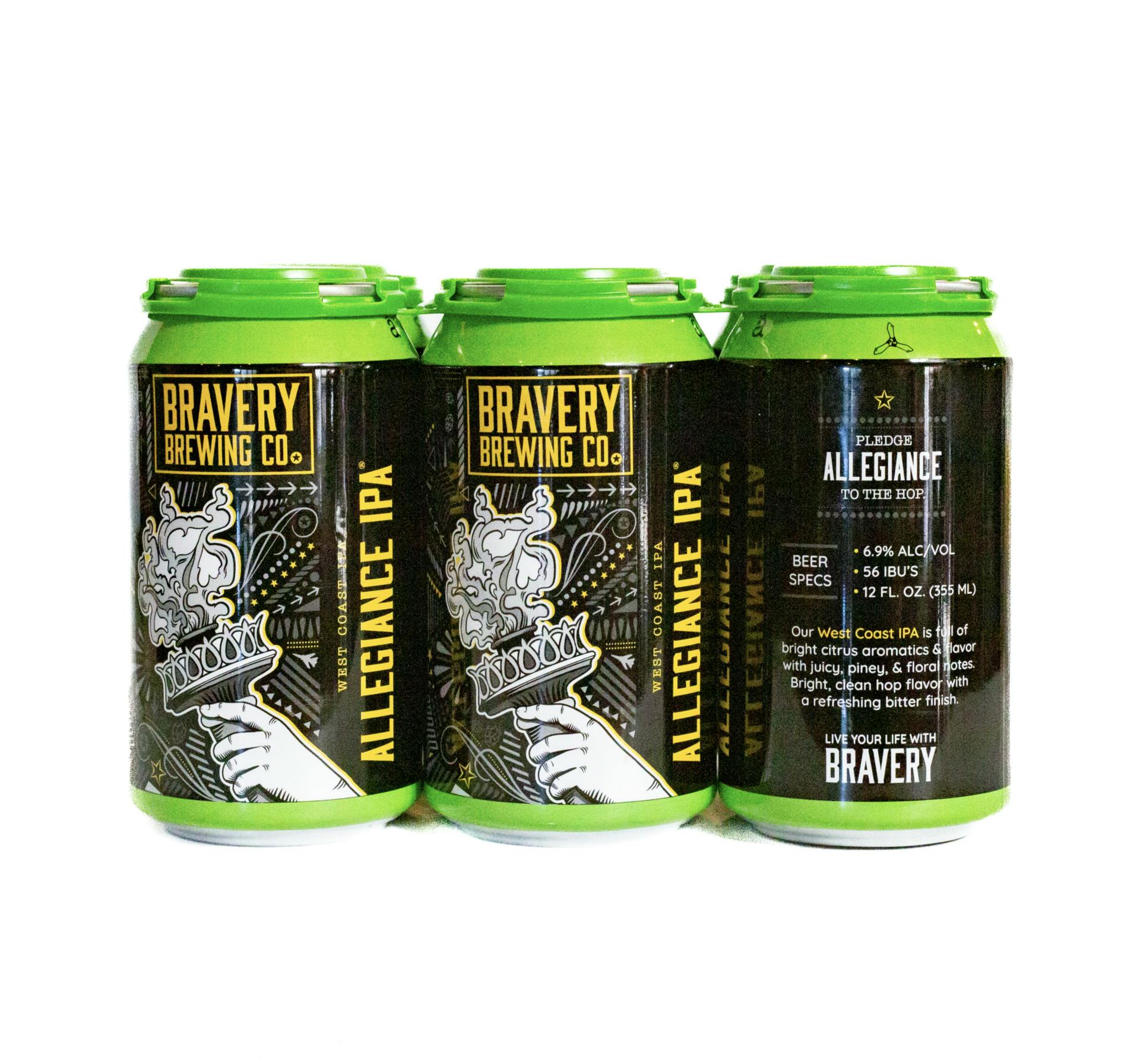 Allegiance West Coast IPA | Bravery Brewing