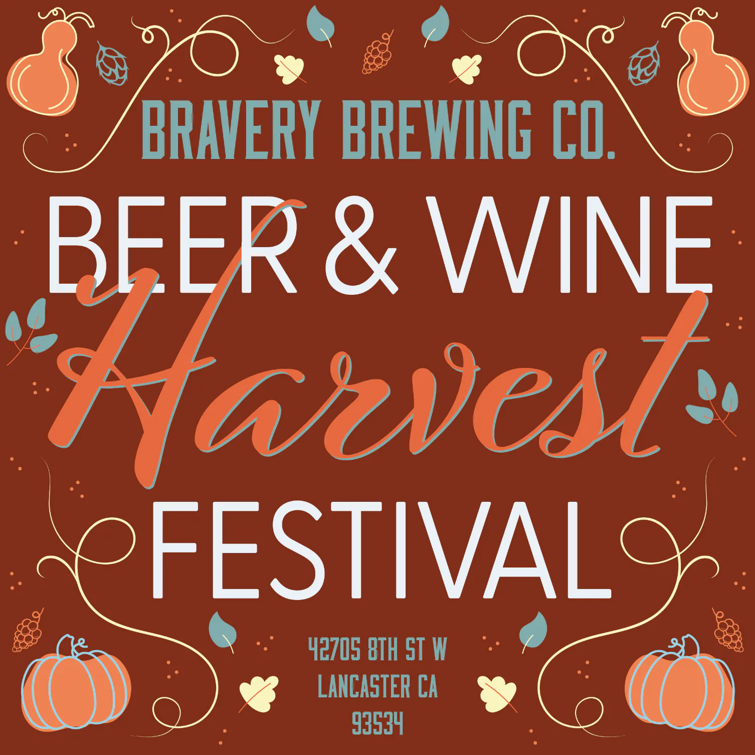 Beer and Wine Fall Harvest Festival | Bravery Brewing