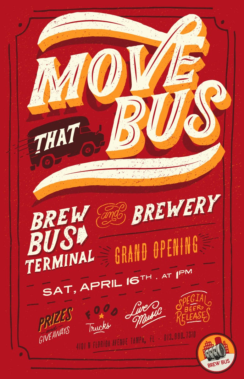 MOVE THAT BUS! Brew Bus Grand Opening | Brew Bus Tours