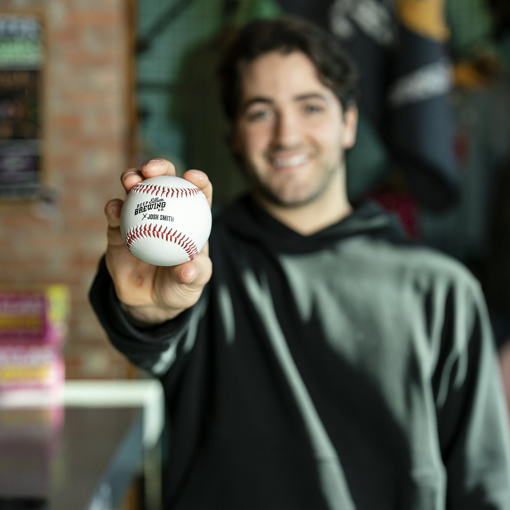 Josh Smith Signed Baseball | Deep Ellum Texas