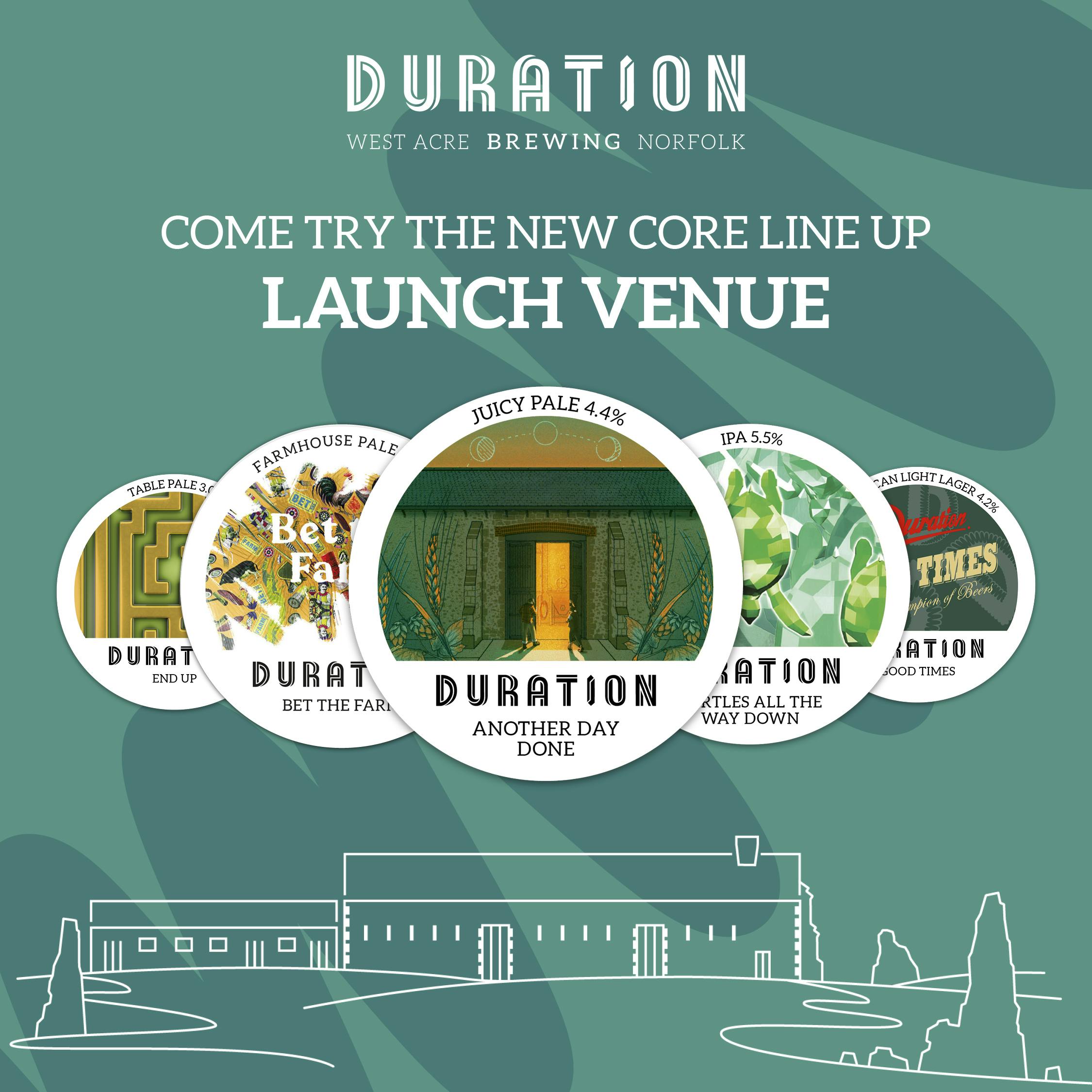 Duration New Core Range Launch | Duration Brewing