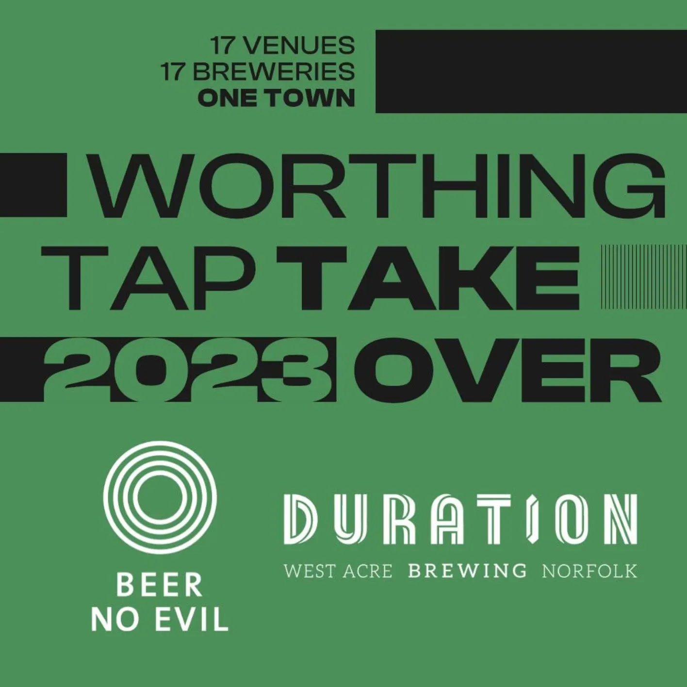 Worthing Tap Takeover | Beer No Evil 2023 | Duration Brewing