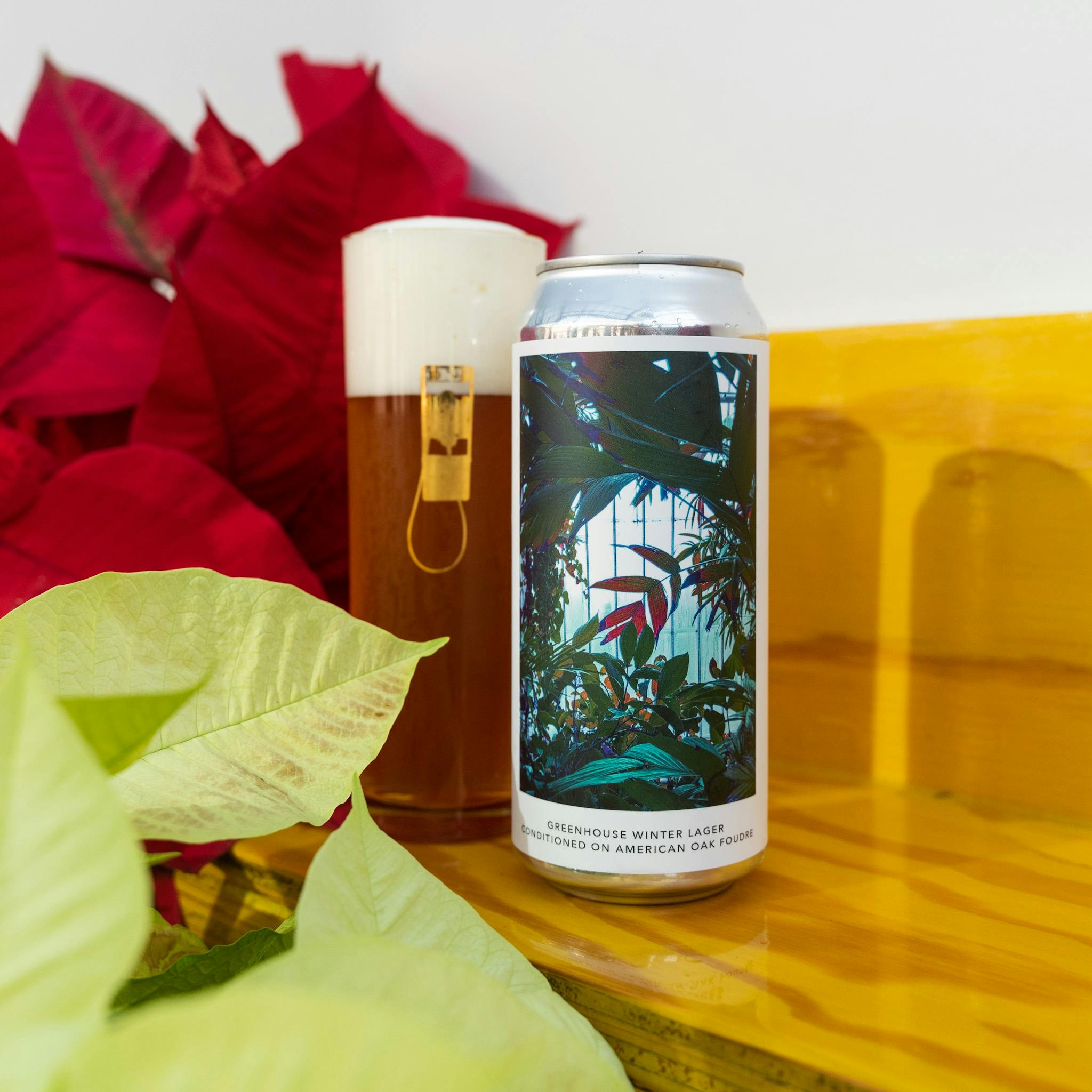GREENHOUSE WINTER LAGER CONDITIONED ON AMERICAN OAK FOUDRE | Evil Twin ...