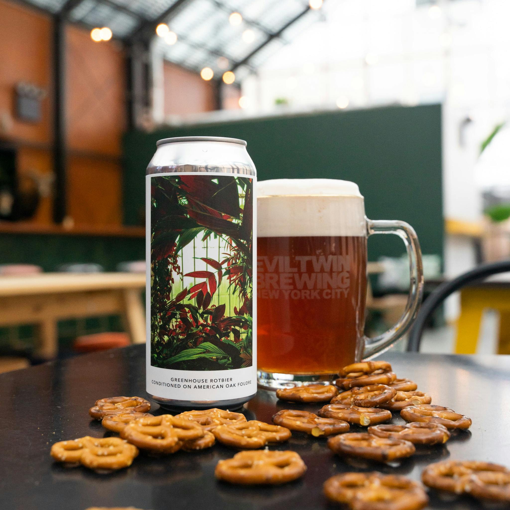 GREENHOUSE ROTBIER CONDITIONED ON AMERICAN OAK FOUDRE | Evil Twin ...