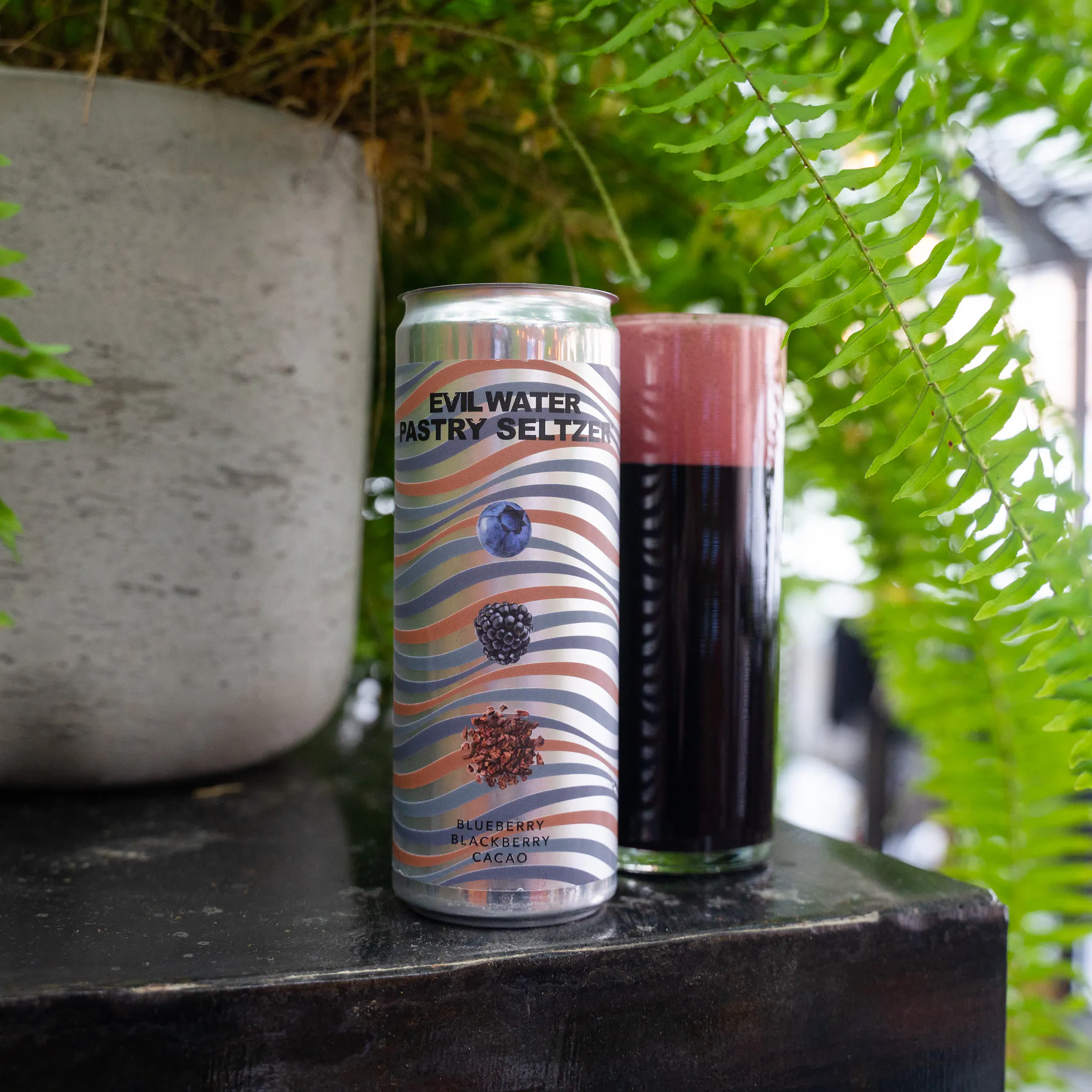EVIL WATER PASTRY SELTZER - BLUEBERRY, BLACKBERRY, CACAO | Evil Twin ...