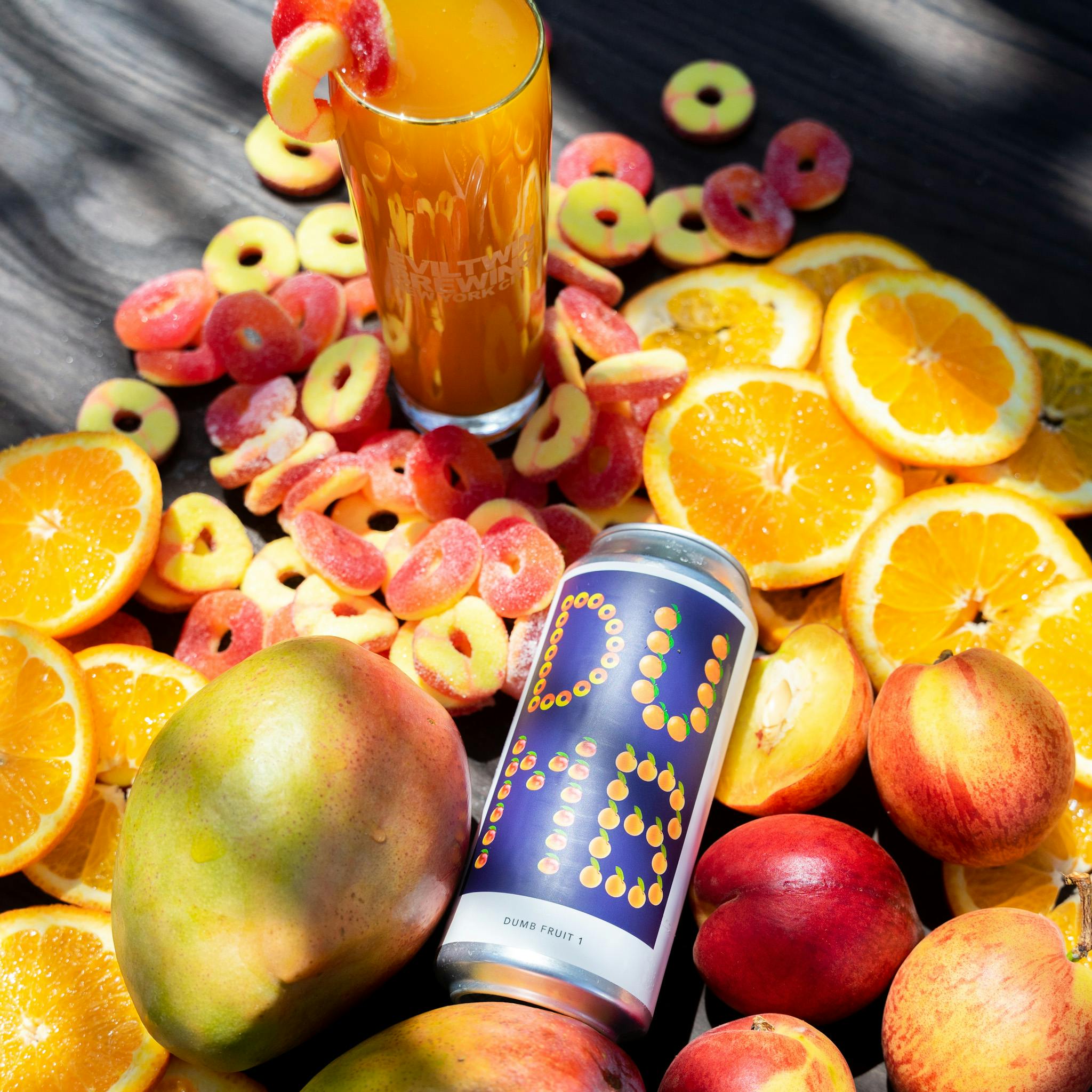 DUMB FRUIT 1 - PEACH GUMMY RINGS, PEACH, MANGO, MANDARIN | Evil Twin ...