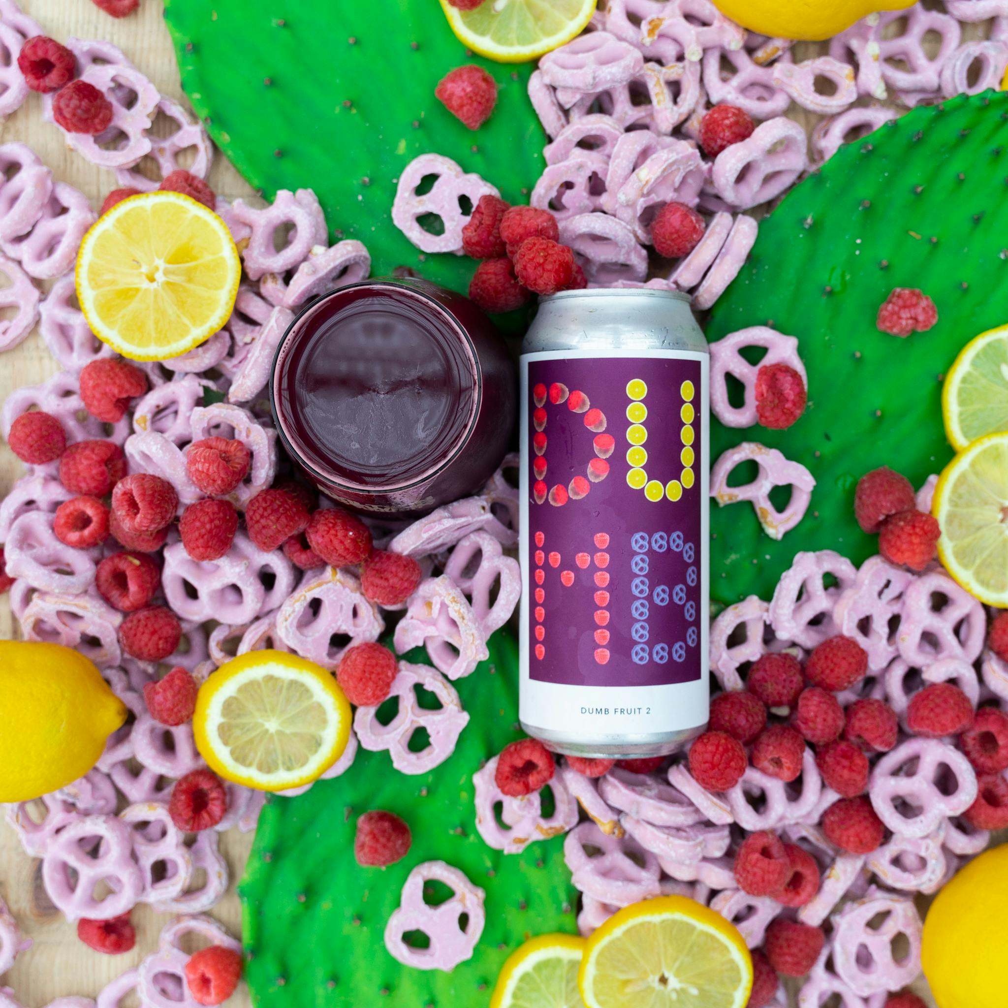 DUMB FRUIT 2 - PRICKLY PEAR, MEYER LEMON, RASPBERRY, RASPBERRY YOGHURT ...