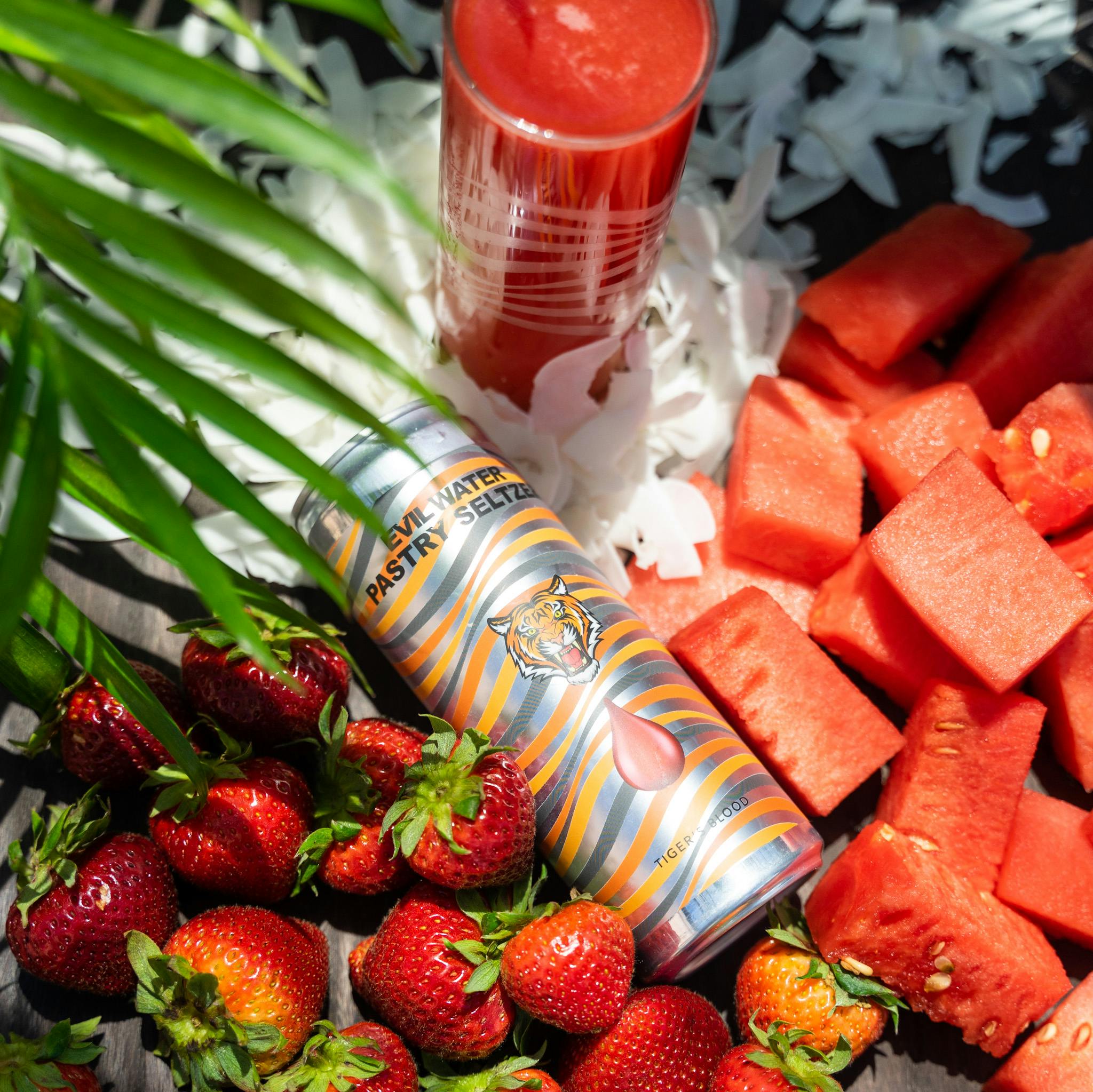 EVIL WATER PASTRY SELTZER - TIGER’S BLOOD | Evil Twin Brewing NYC