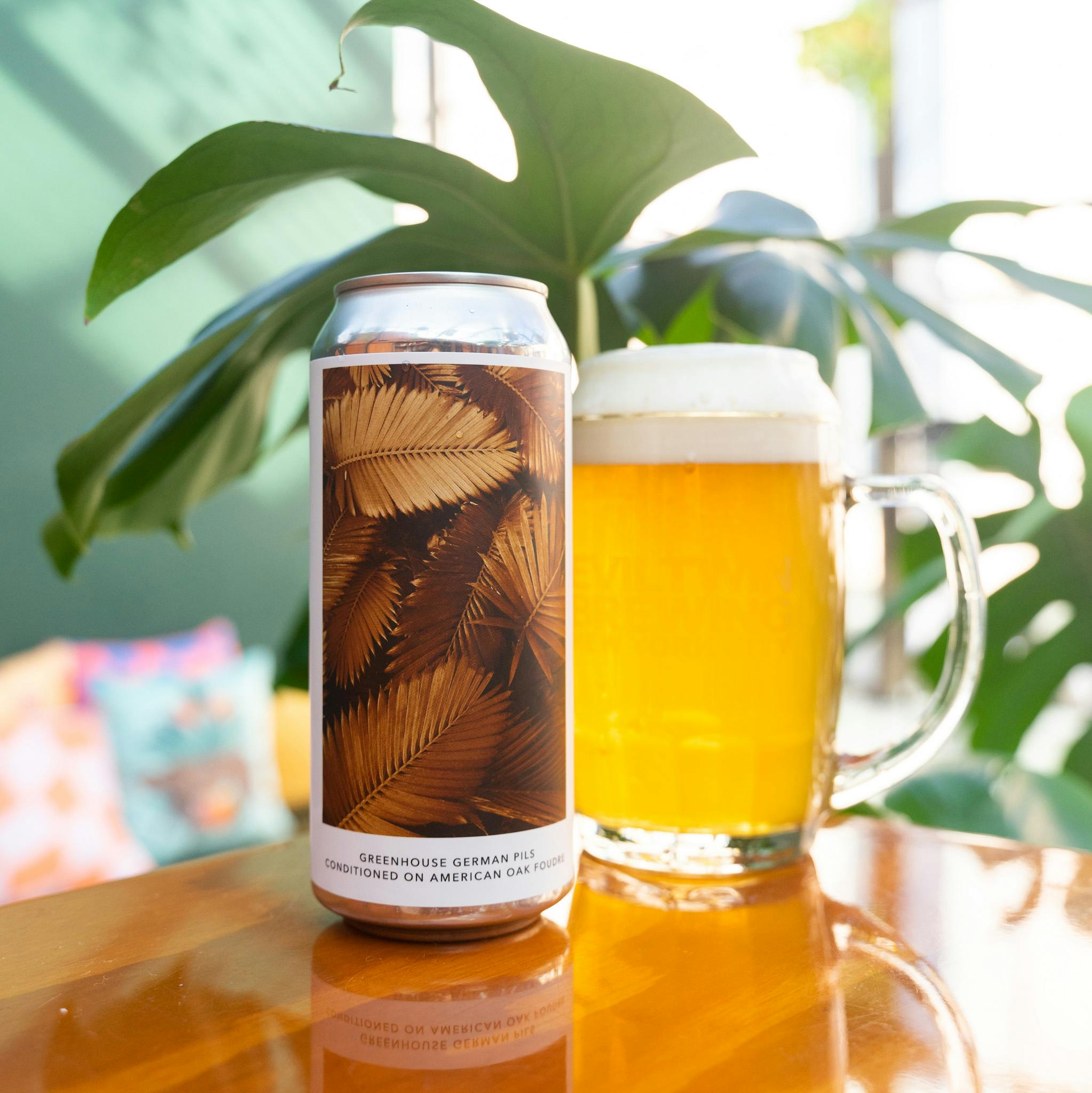 GREENHOUSE GERMAN PILS CONDITIONED ON AMERICAN OAK FOUDRE | Evil Twin ...