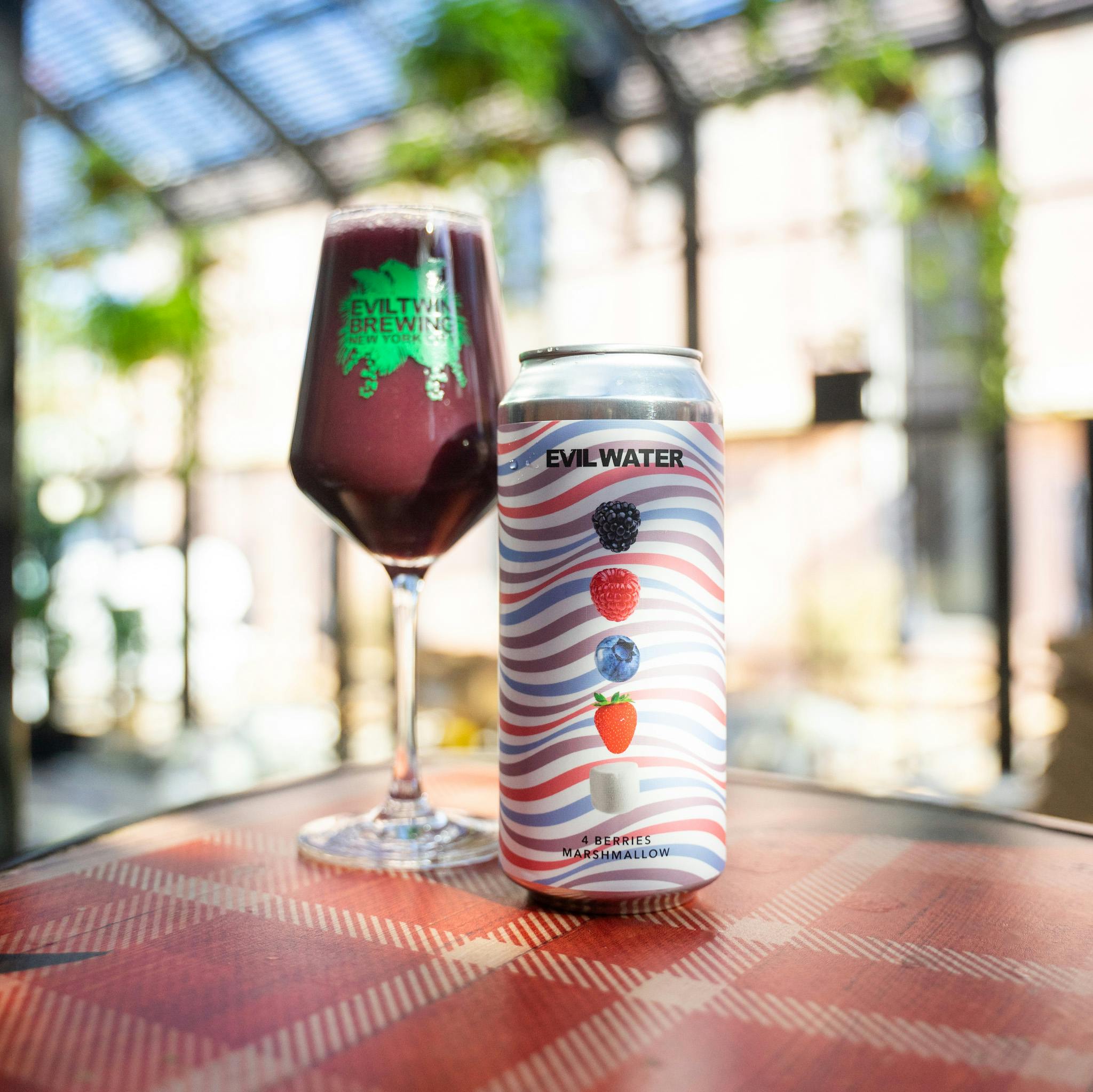 EVIL WATER - 4 BERRIES, MARSHMALLOW | Evil Twin Brewing NYC