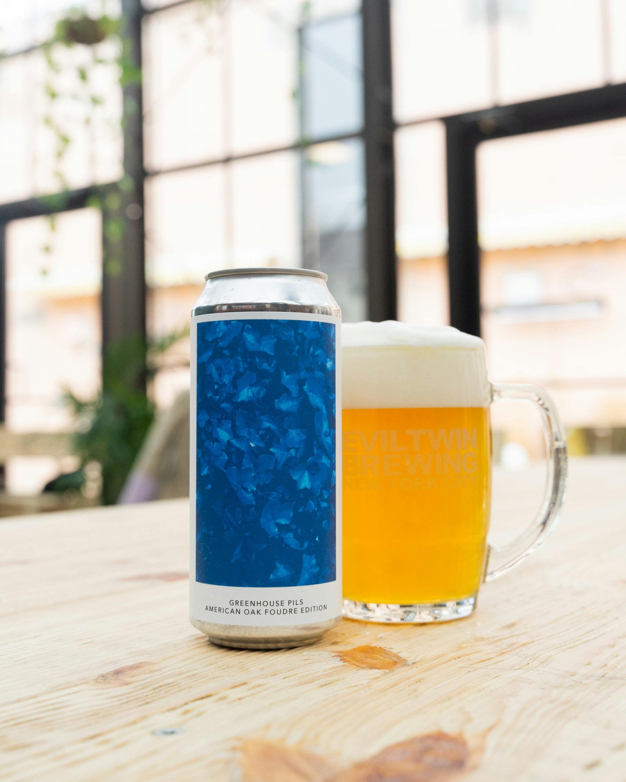 GREENHOUSE PILS CONDITIONED ON AMERICAN OAK FOUDRE | Evil Twin Brewing NYC
