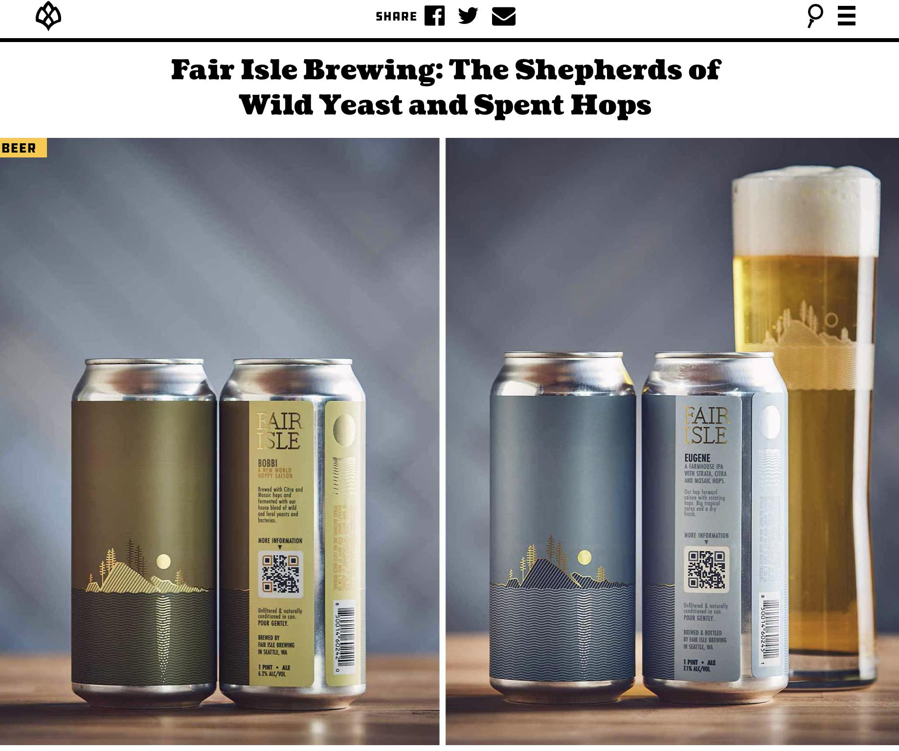 HopCulture | Fair Isle Brewing: The Shepherds of Wild Yeast and Spent Hops | Fair Isle Brewing