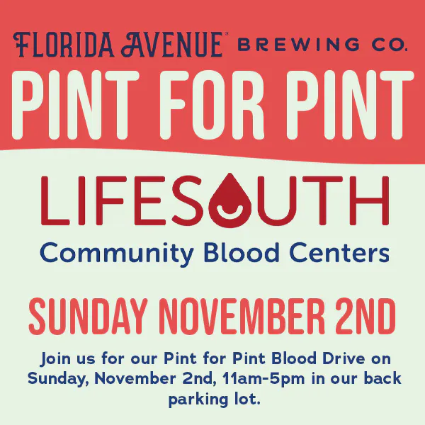 Blood Drive with LifeSouth | Florida Avenue Brewing
