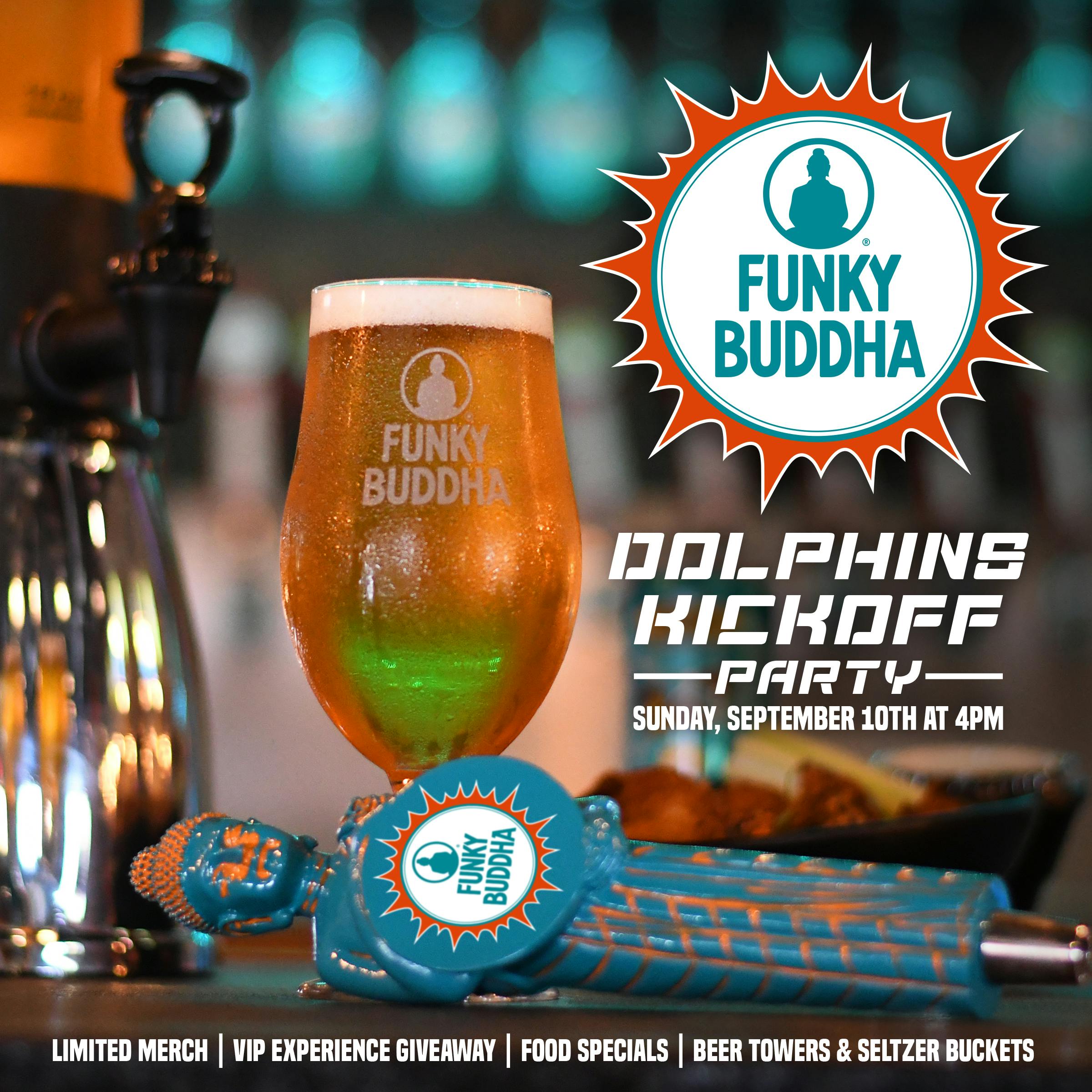 Dolphins Season Kickoff Party | Funky Buddha