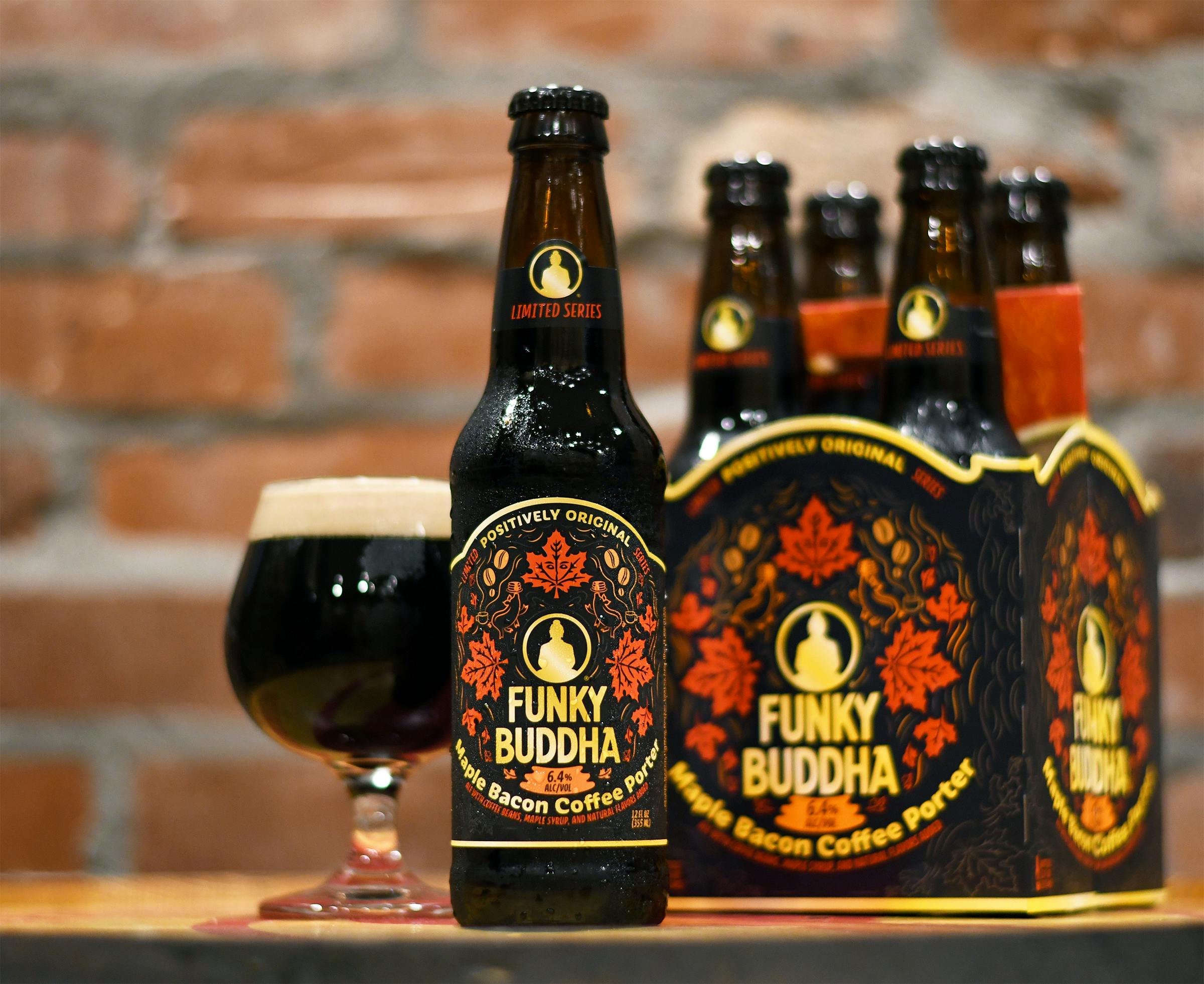 Maple Bacon Coffee Porter 2023- Bacon is back! | Funky Buddha