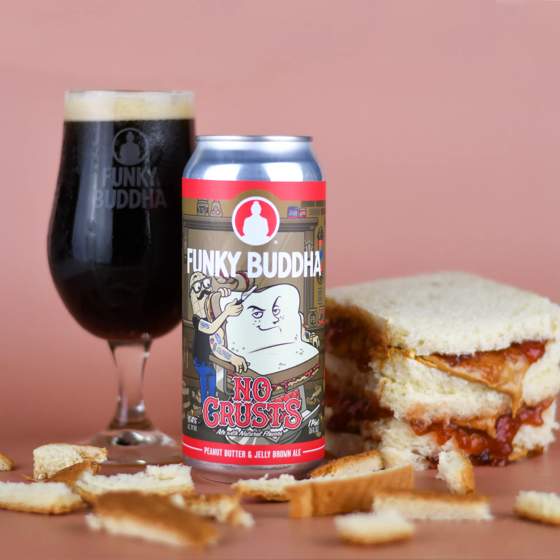 No Crusts PB&J Brown Ale Returns in April 2025 | Funky Buddha