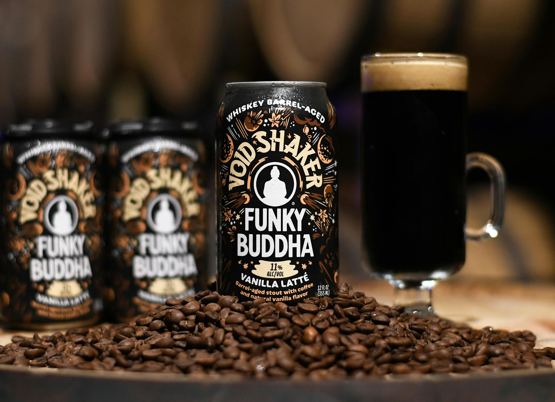 Introducing Void Shaker Vanilla Latte Barrel-Aged Stout | Funky Buddha