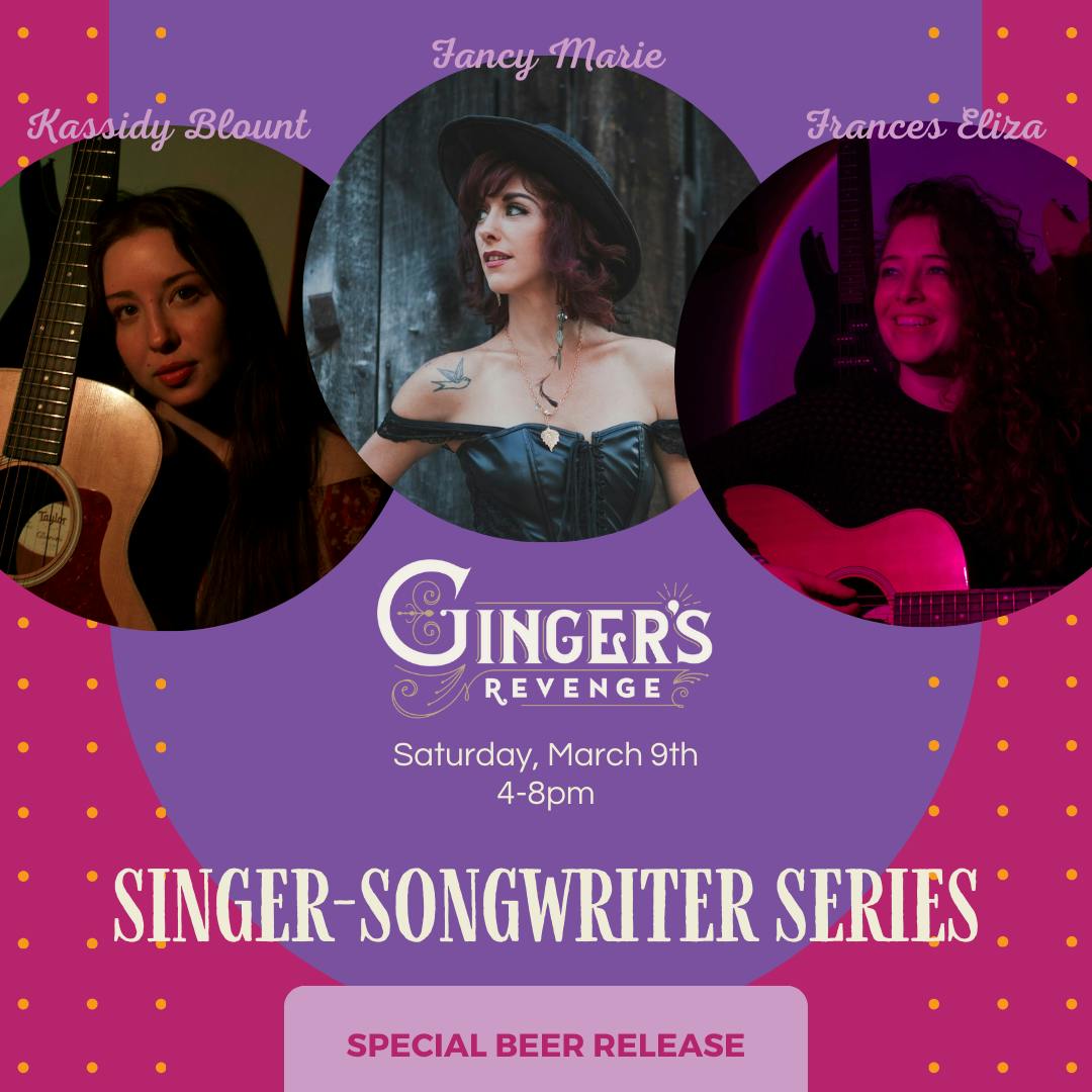 Women’s Singer Songwriter Day | Ginger's Revenge
