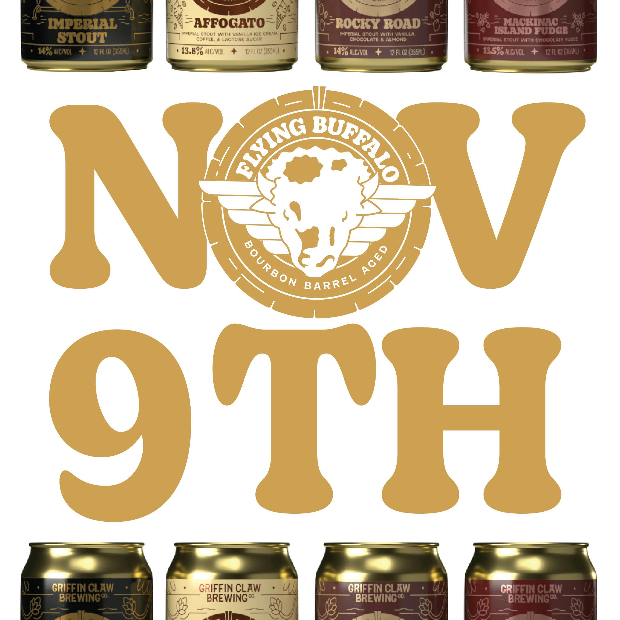 2024 Flying Buffalo Bourbon Barrel Aged Imperial Stout Release ...