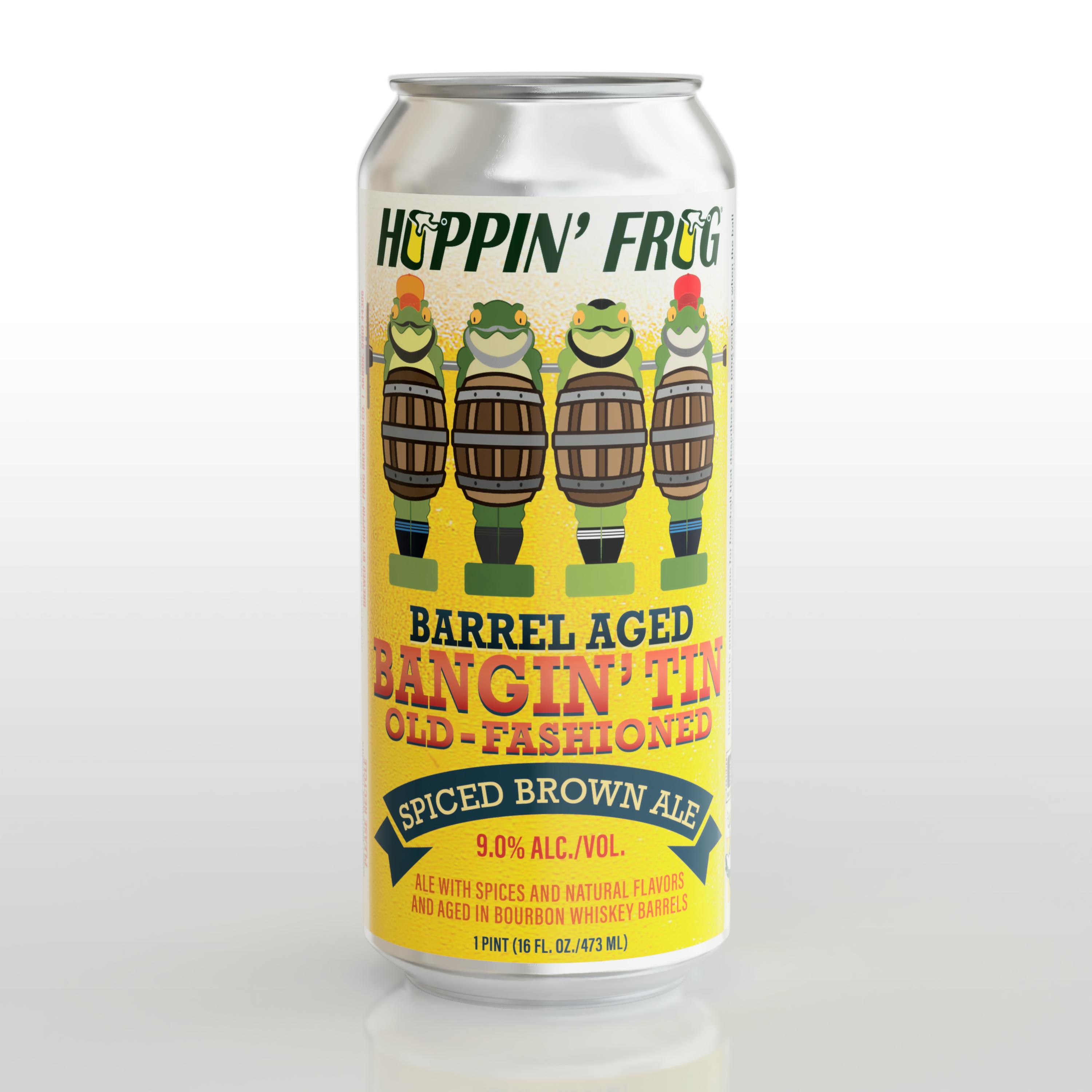 Barrel-Aged Bangin’ Tin Old-Fashioned Brown Ale | Hoppin' Frog