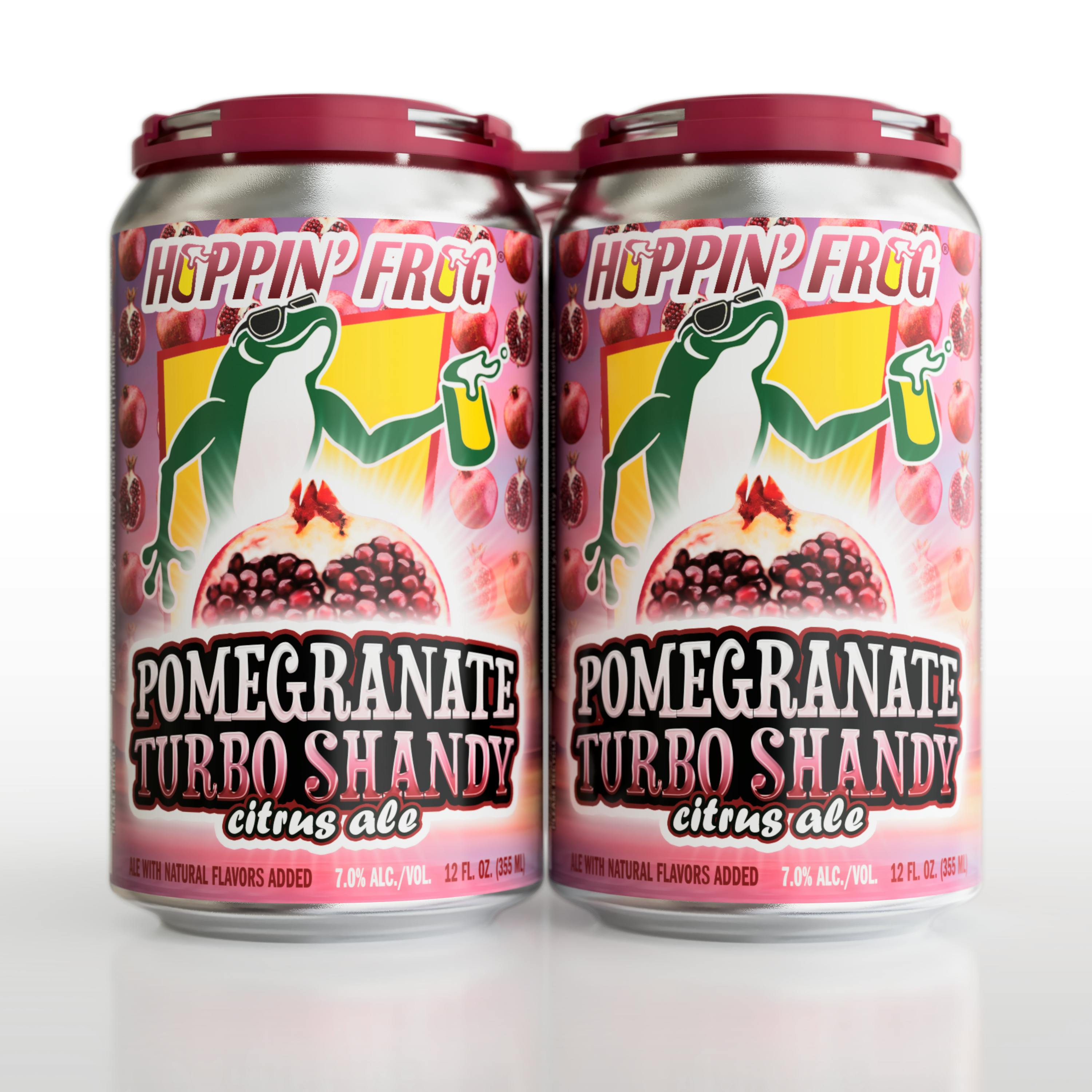 Pomegranate Turbo Shandy Citrus Ale | Hoppin' Frog
