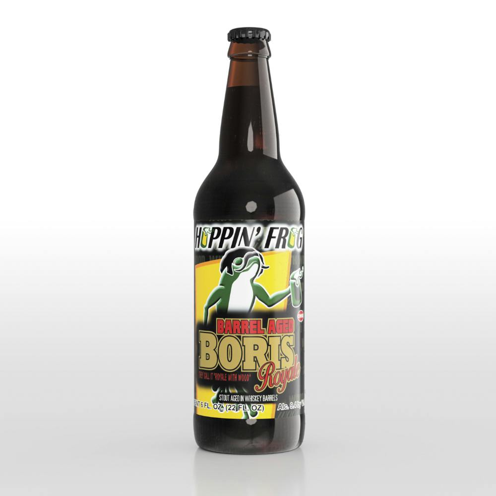 Barrel-Aged B.O.R.I.S. Royale Oatmeal Imperial Stout | Hoppin' Frog