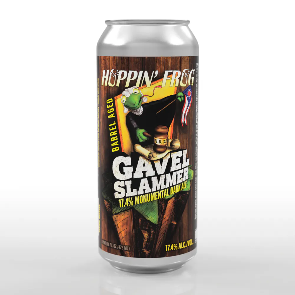 Barrel-Aged Gavel Slammer Monumental Dark Ale | Hoppin' Frog