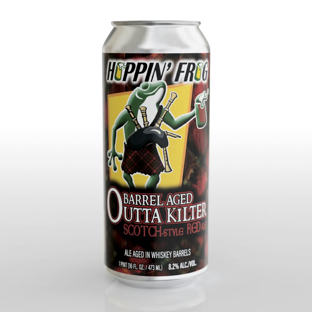 Barrel-Aged Outta Kilter Scotch-style Red Ale | Hoppin' Frog