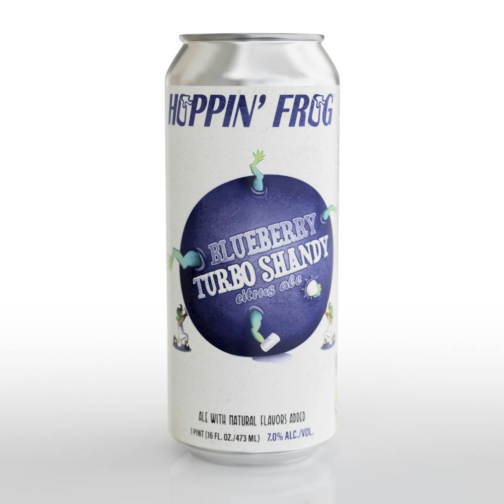 Blueberry Turbo Shandy Citrus Ale | Hoppin' Frog