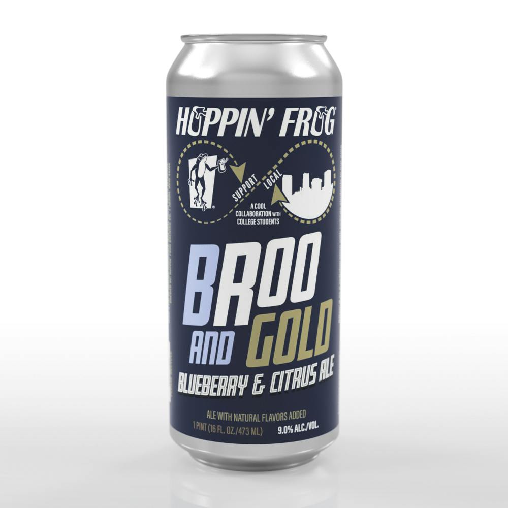 BRoo And Gold Blueberry and Citrus Ale | Hoppin' Frog