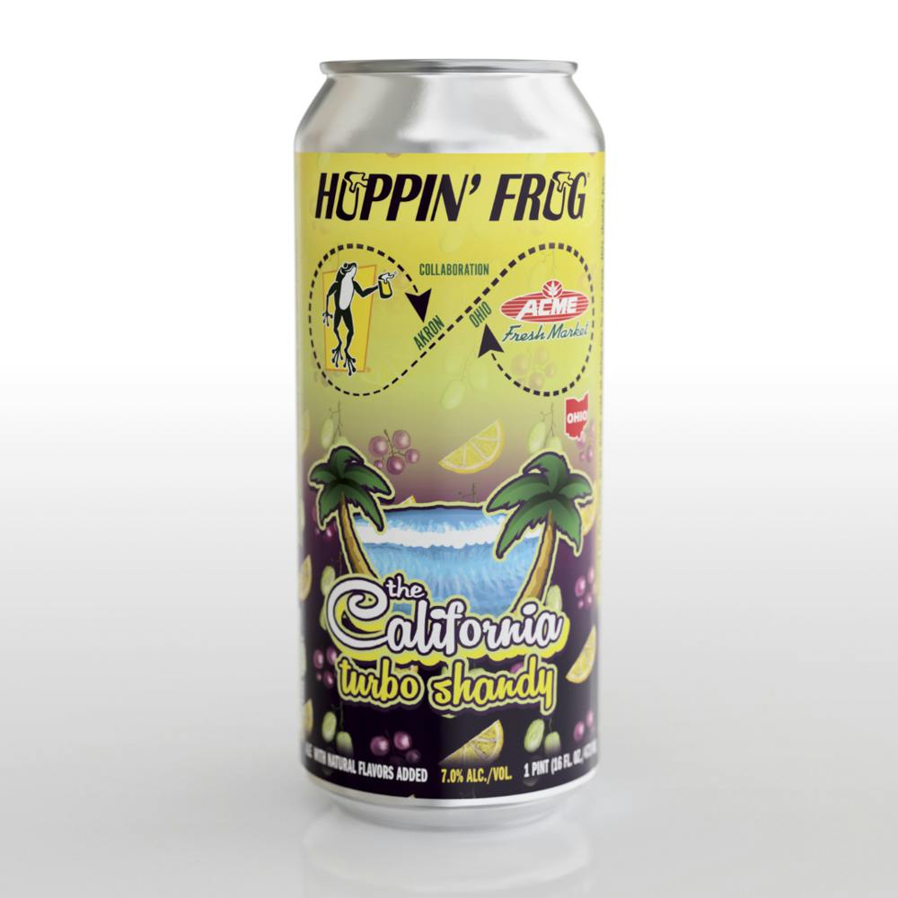 The California Turbo Shandy Citrus Ale | Hoppin' Frog