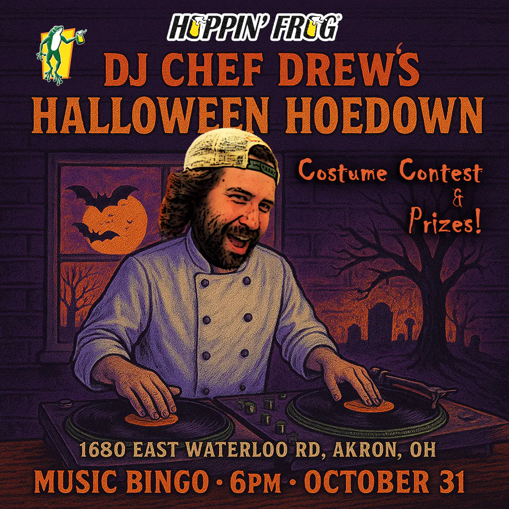 DJ Chef Drew’s Halloween Hoedown! | Hoppin’ Frog