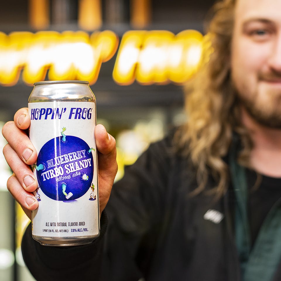 Blueberry Turbo Shandy Citrus Ale Special Release!!! | Hoppin' Frog