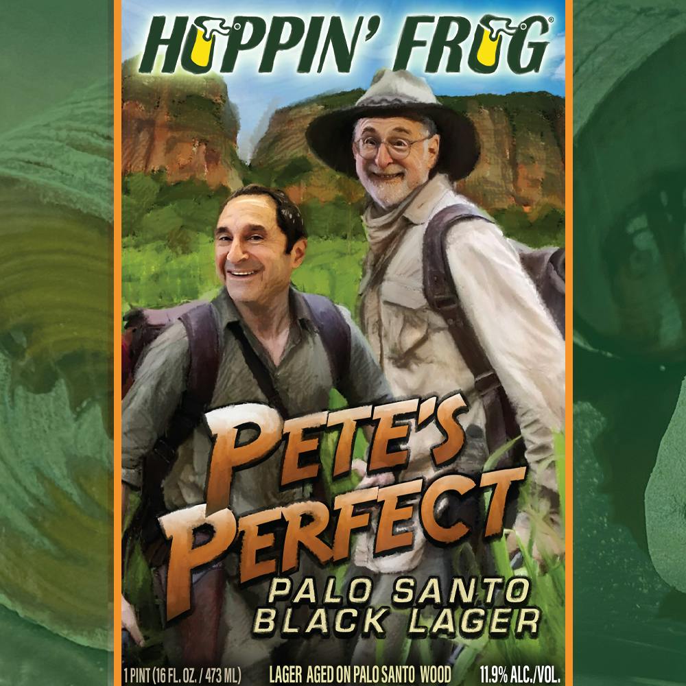 NEW RELEASE!!! Pete’s Perfect Palo Santo Black Lager | Hoppin' Frog