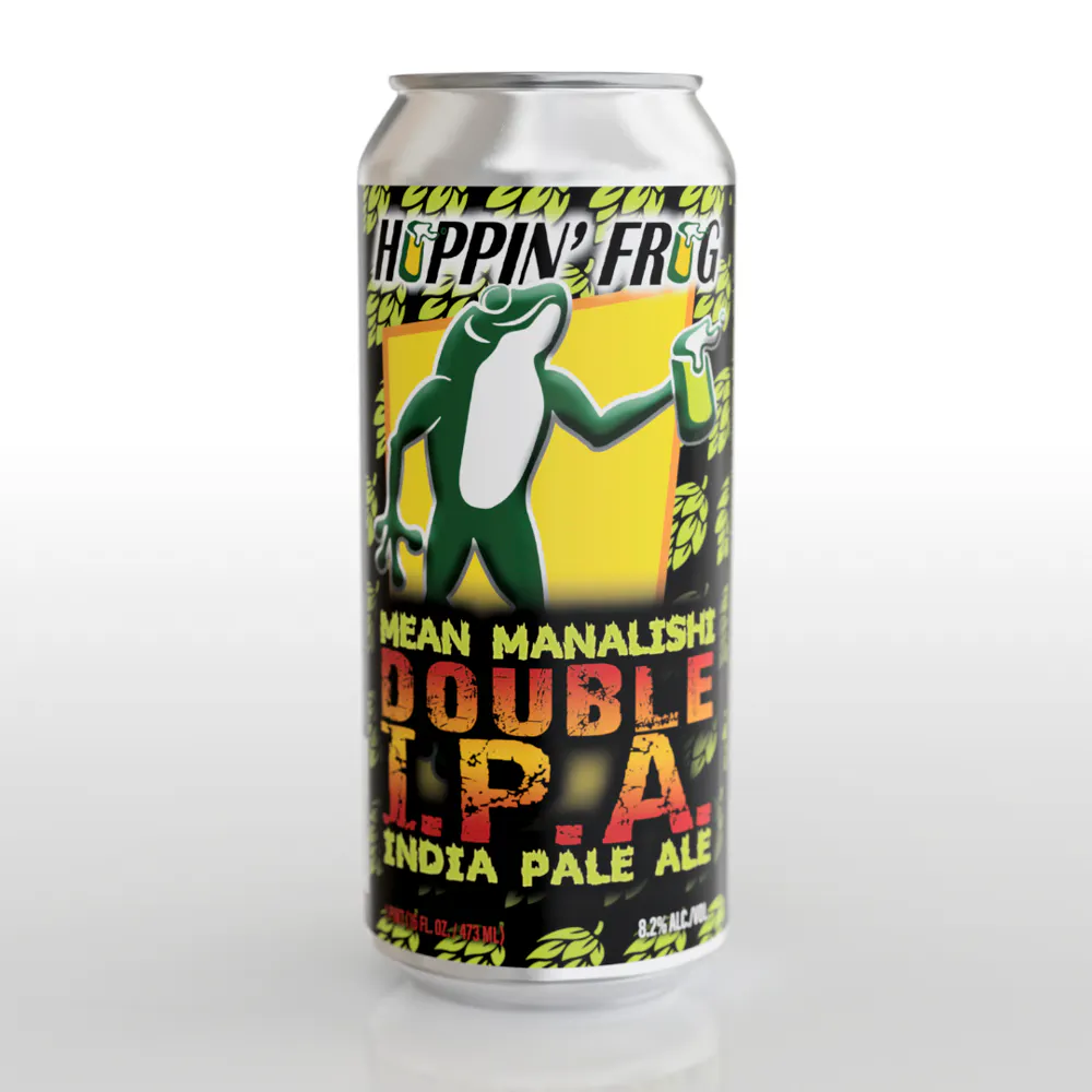 Mean Manalishi Double IPA | Hoppin' Frog