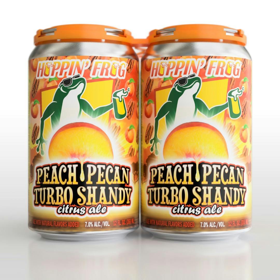 Peach Pecan Turbo Shandy Citrus Ale | Hoppin' Frog