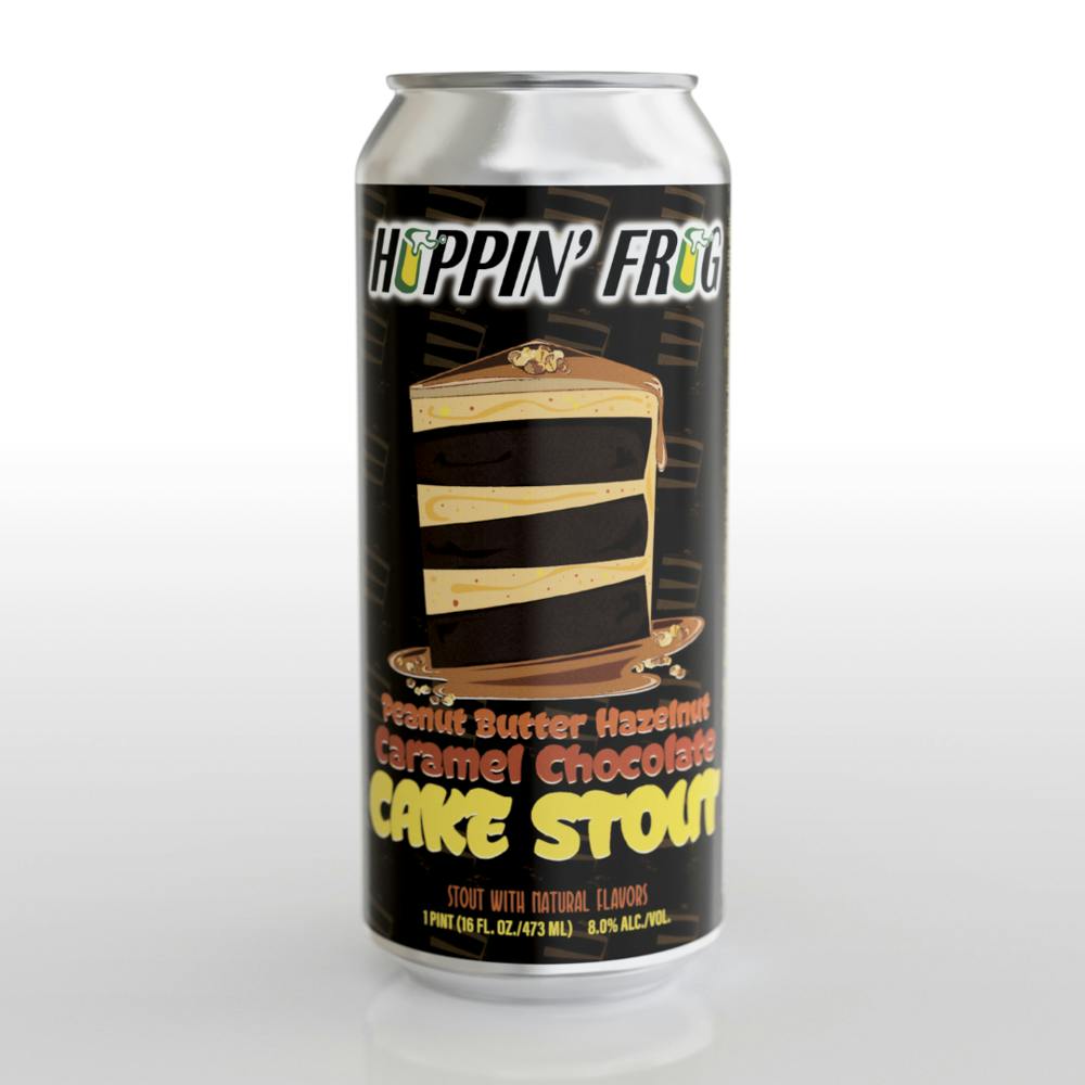 Peanut Butter Hazelnut Caramel Chocolate Cake Stout | Hoppin' Frog