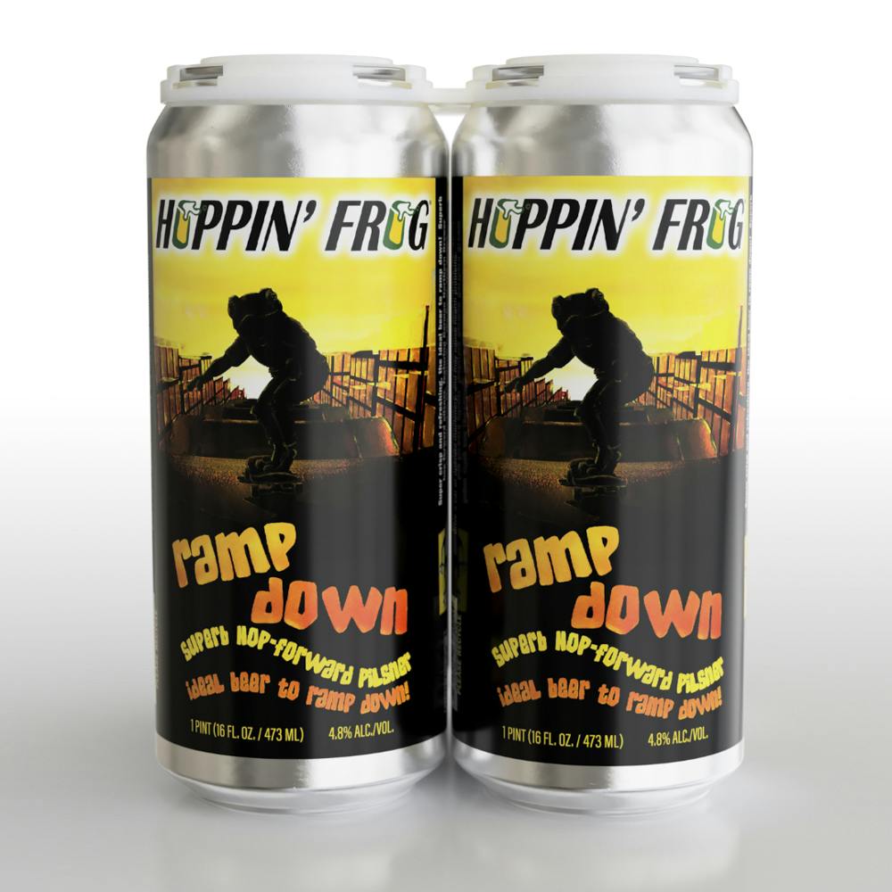Ramp Down Superb Hop-Forward Pilsner | Hoppin' Frog