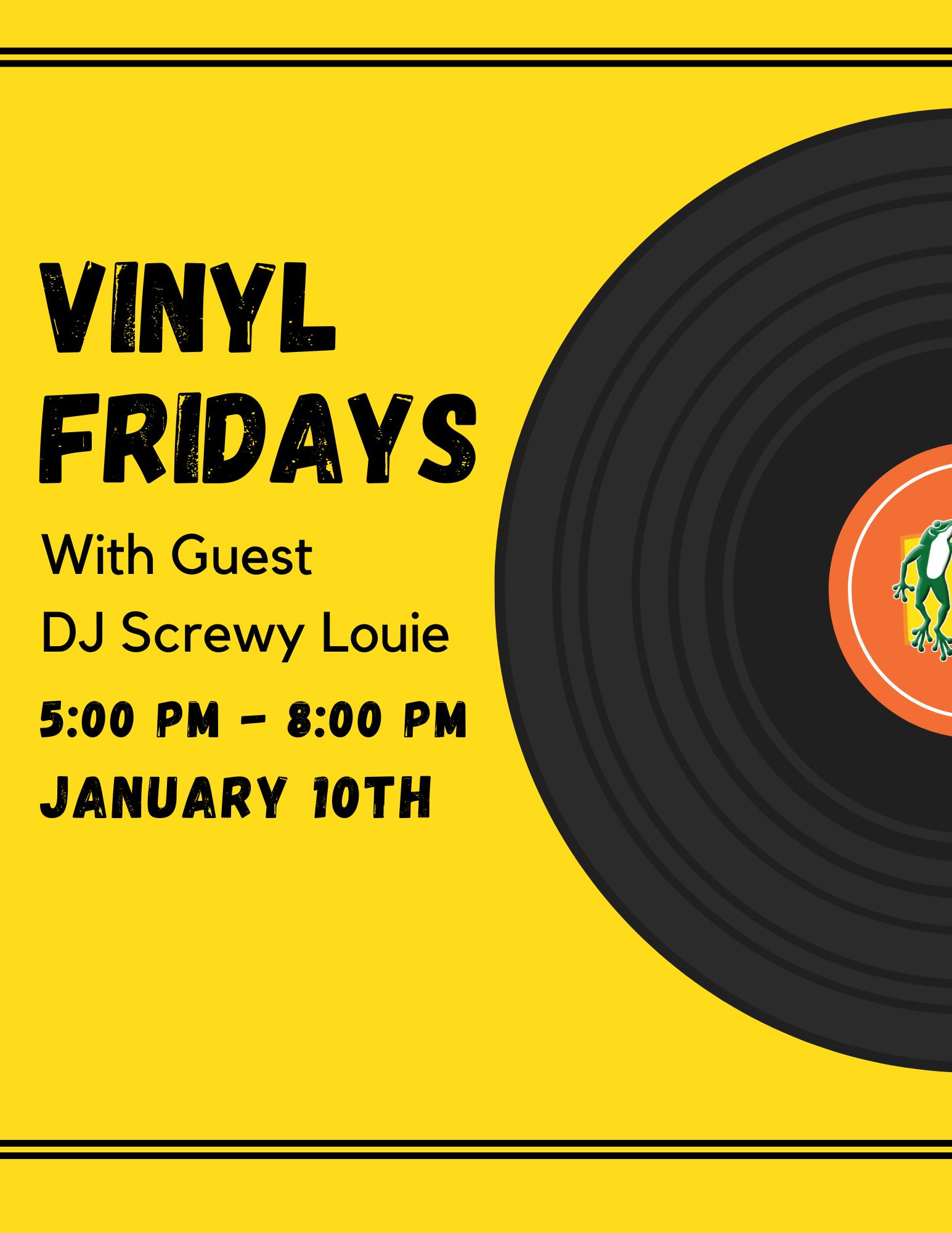 Vinyl Friday with DJ Screwy Louie | Hoppin' Frog
