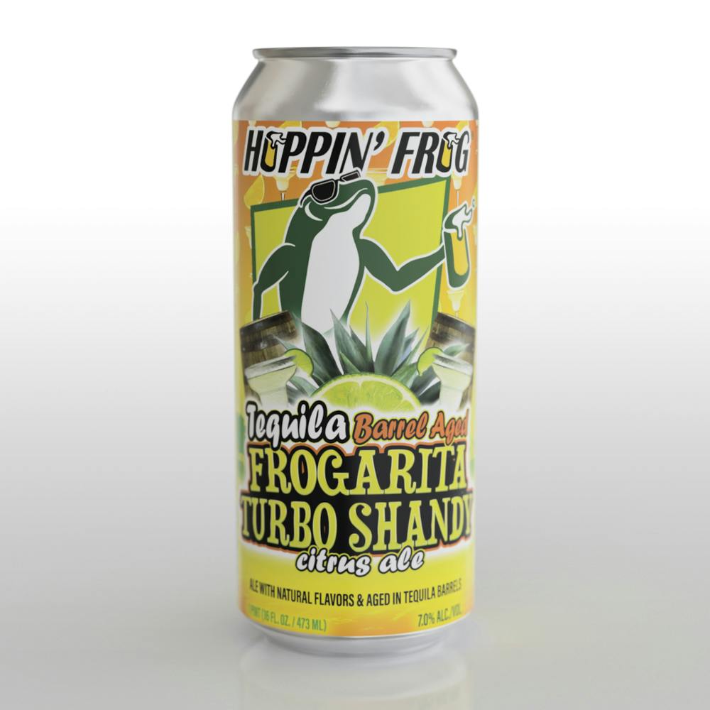 Tequila Barrel-Aged Frogarita Turbo Shandy Citrus Ale | Hoppin' Frog