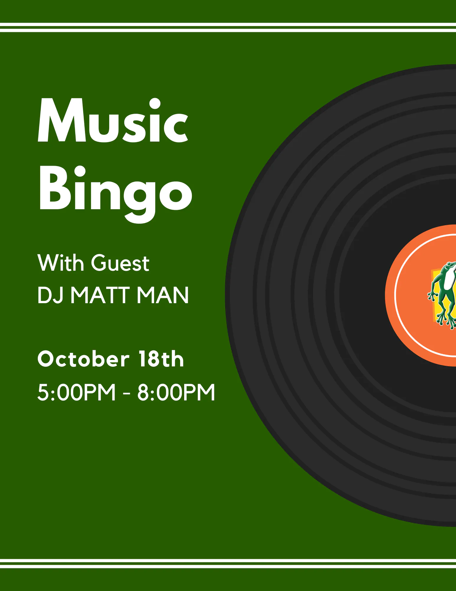 Music Bingo with DJ Matt Man | Hoppin' Frog
