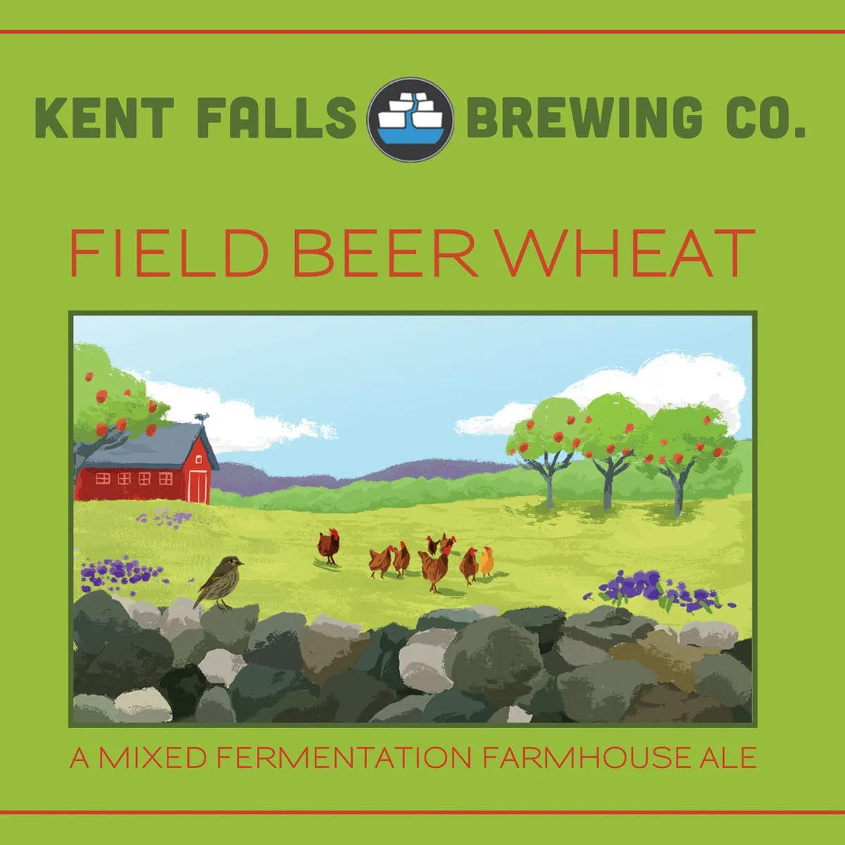 Field Beer - Wheat | Kent Falls Brewing Co