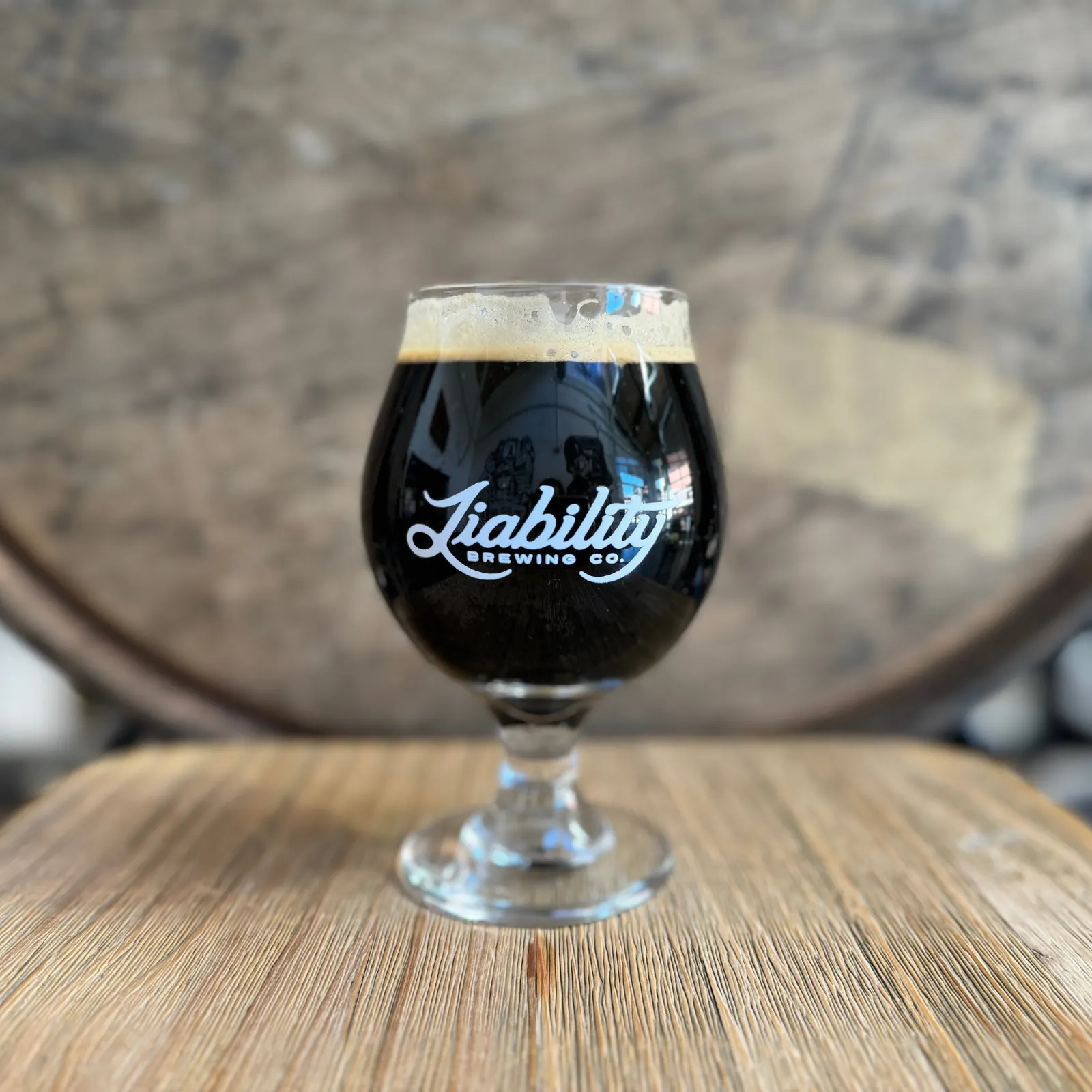 Barrel Aged The Sound of Inevitability | Liability Brewing Co