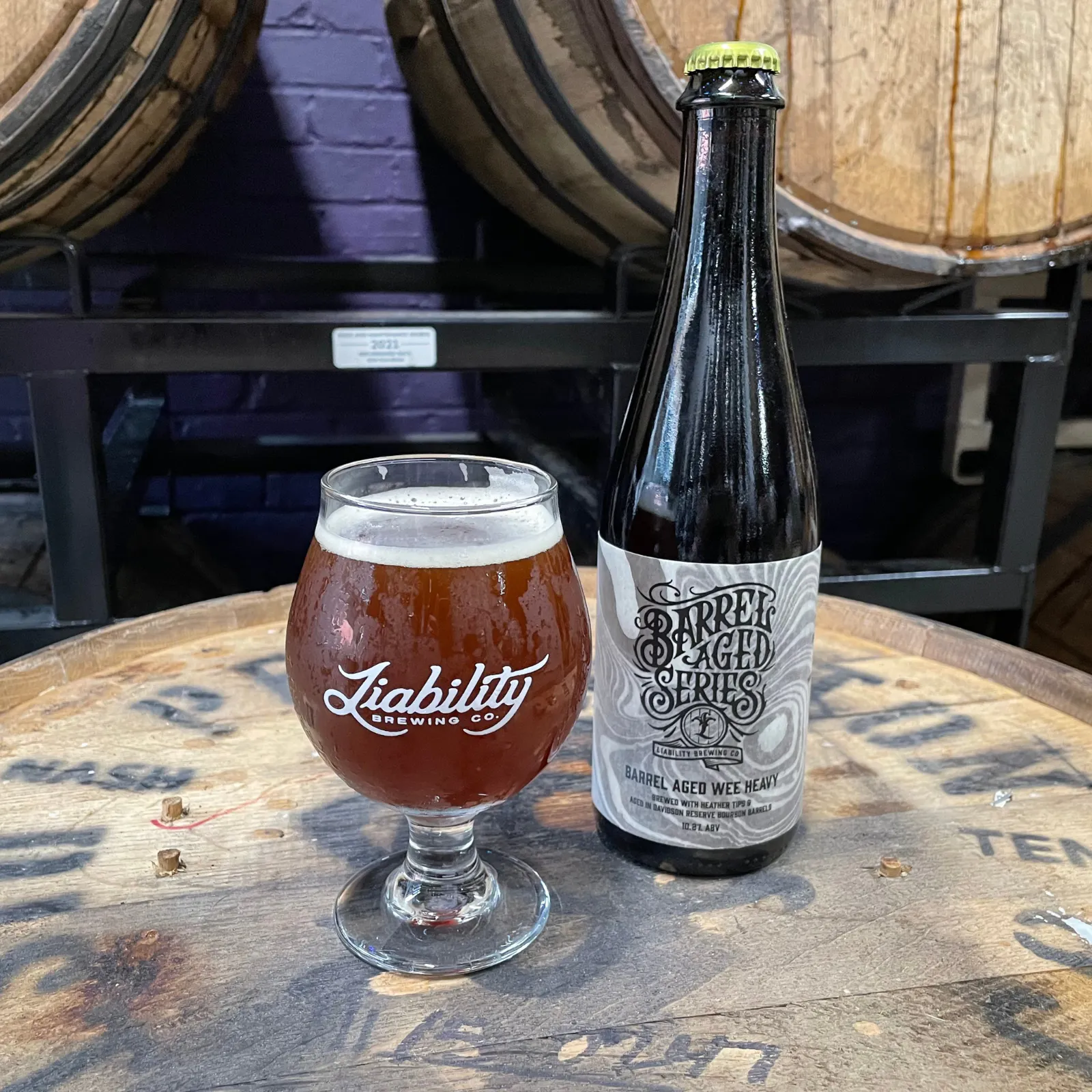 Barrel Aged Wee Heavy | Liability Brewing Co